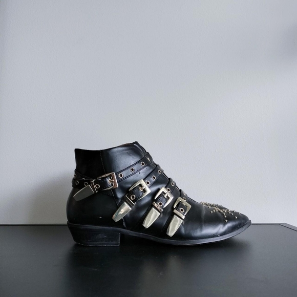 Zara | Shoes | Zara Studded Boots | Poshmark